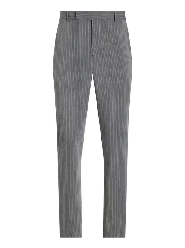 Polo Ralph Lauren Pinstripe Pattern Trousers - Grey