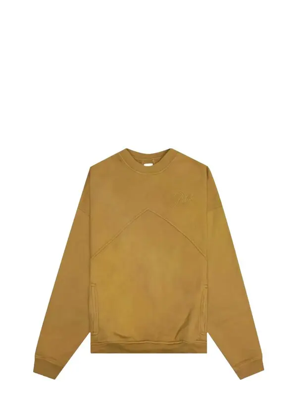 Rhude Logo-embroidered Crewneck Sweatshirt - Brown