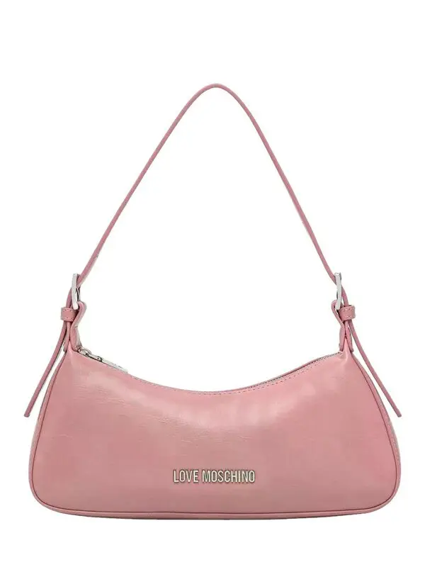 Moschino Logo-lettering Tote - Pink