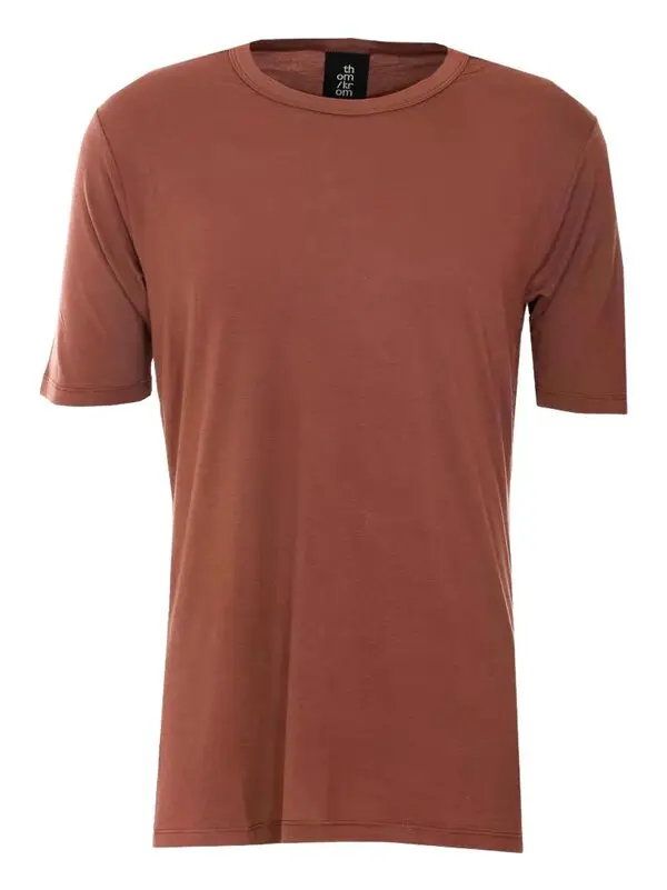 THOM KROM Crew-neck T-shirt - Brown