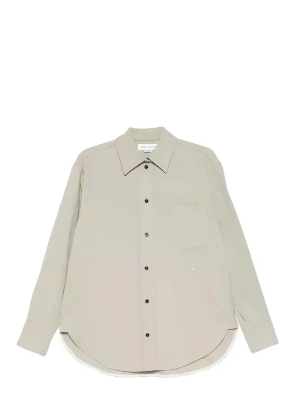 Victoria Beckham Patch-pocket Shirt - Green