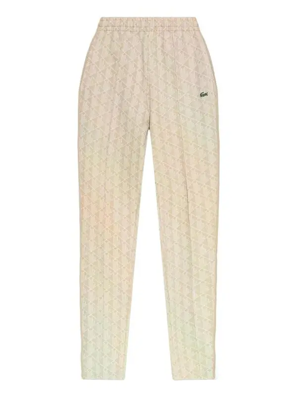 Lacoste Patterned Track Pants - Neutrals