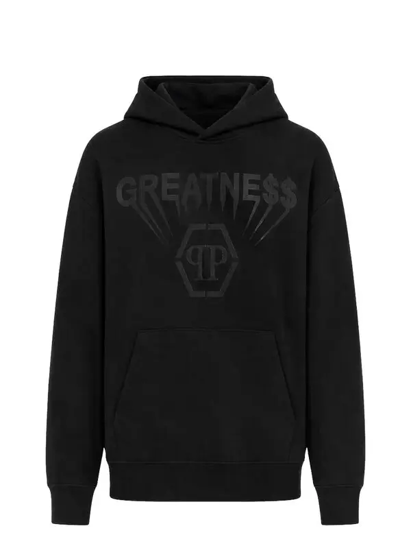 Philipp Plein Printed Hoodie - Black