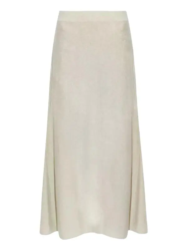 LISA YANG Torie Midi Skirt - Neutrals