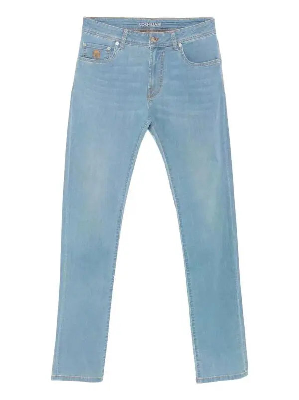 Corneliani Classic Five Pocket Jeans - Blue