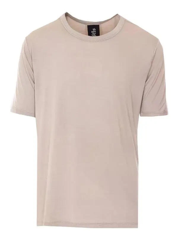THOM KROM Crew-neck Elasticated T-shirt - Neutrals