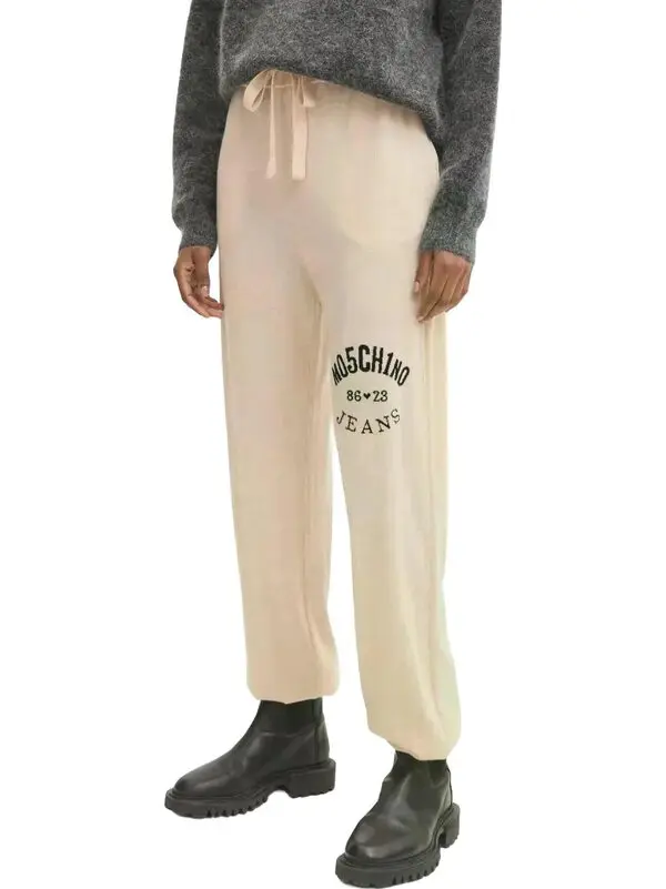 Moschino Drawstring Trousers - Neutrals