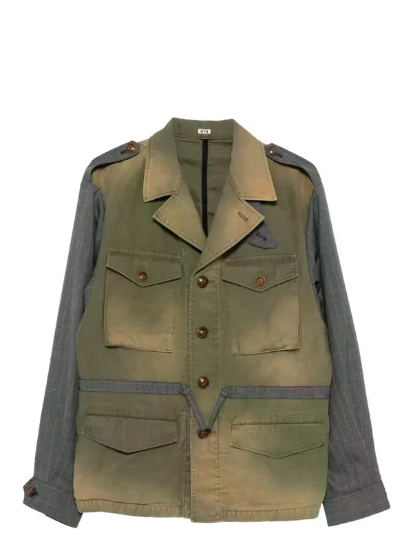 KHOKI Paneled Jacket - Green