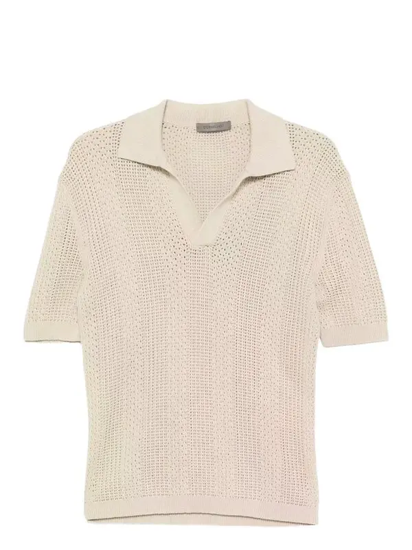 Corneliani Open-stitch T-shirt - Neutrals
