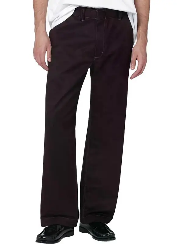 Needles Cotton-blend Trousers - Purple
