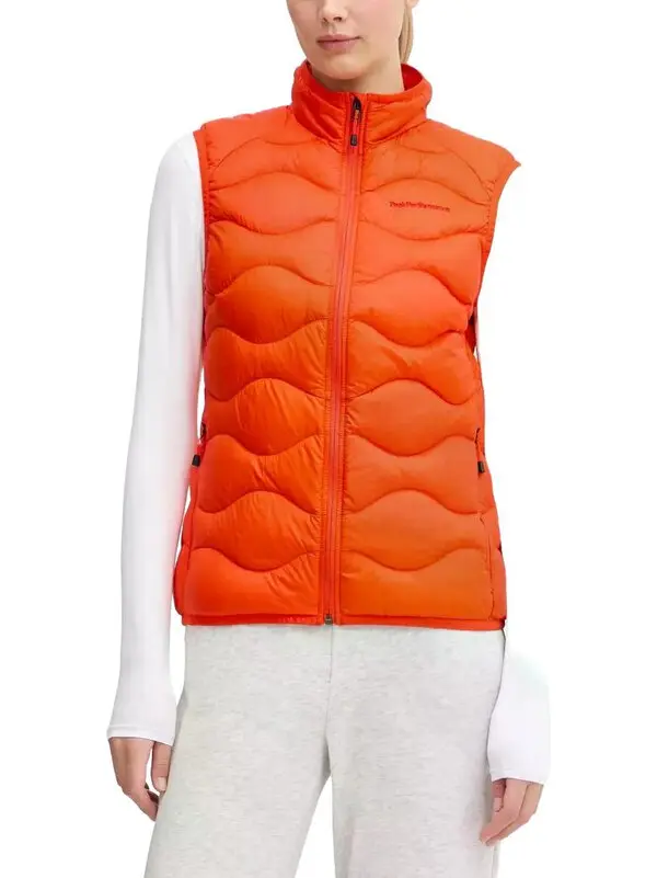 PEAK PERFORMANCE Helium Quilted Zip Jacket - Orange