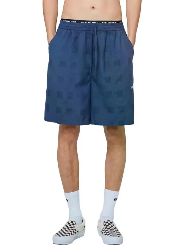 OFF DUTY Checkered Shorts - Blue