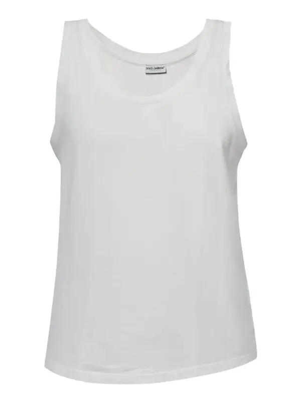 Dolce & Gabbana Sleeveless Top - White