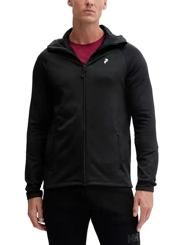 PEAK PERFORMANCE Rider Hooded Zip Hoodie - Black