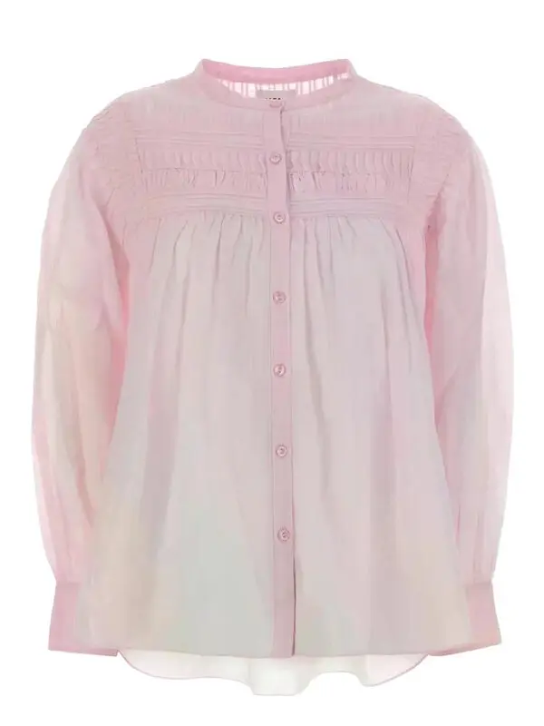 MARANT ETOILE Plalia Long-sleeved Blouse - Pink
