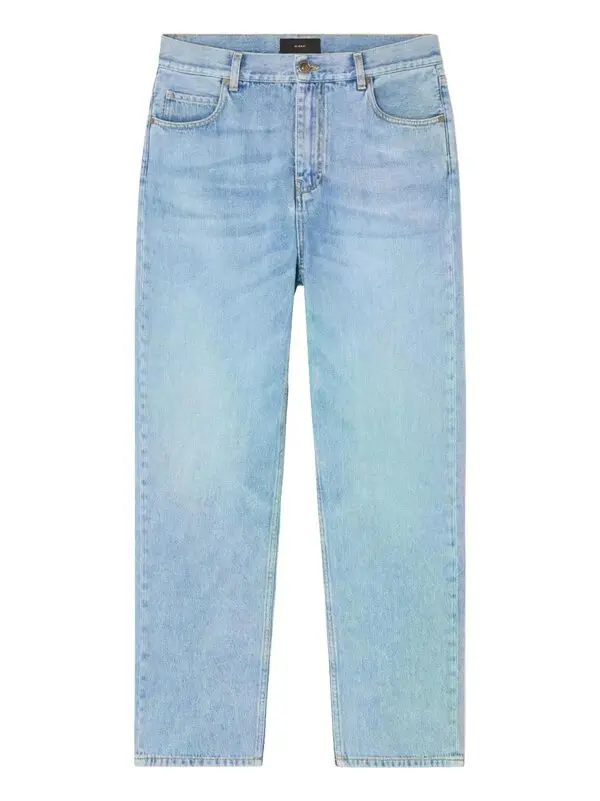 Alanui Patch-pocket Straight-leg Jeans - Blue