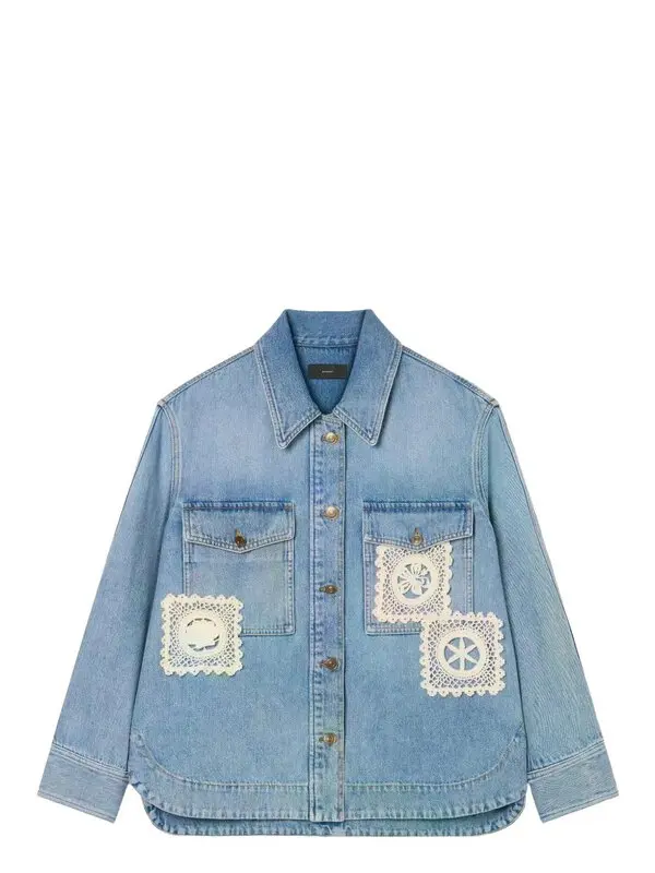Alanui Denim Overshirt - Blue