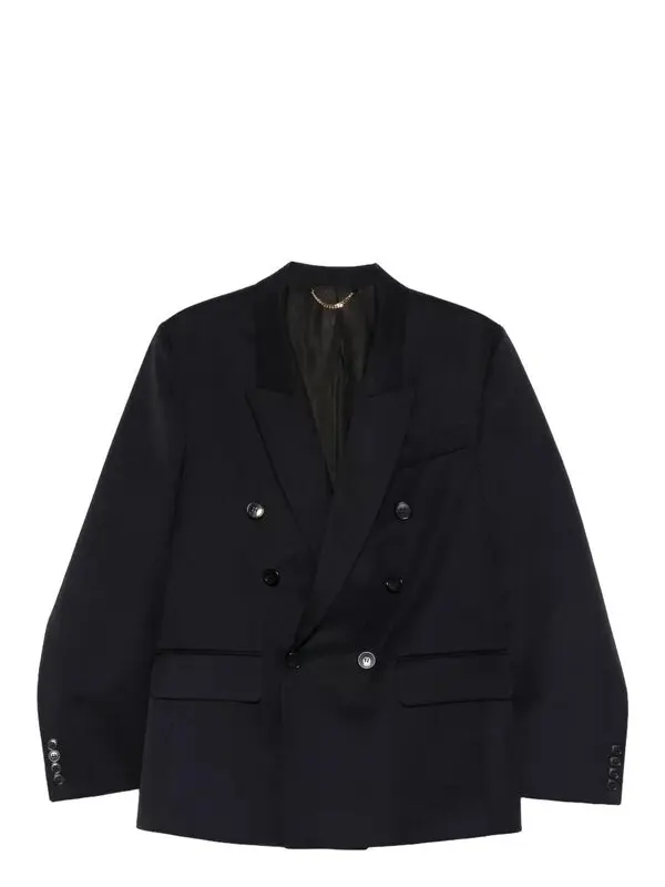 Victoria Beckham Double-breasted Jacket - Blue