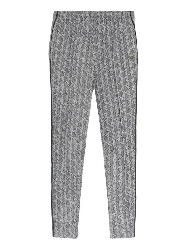 Lacoste Patterned Track Pants - Grey