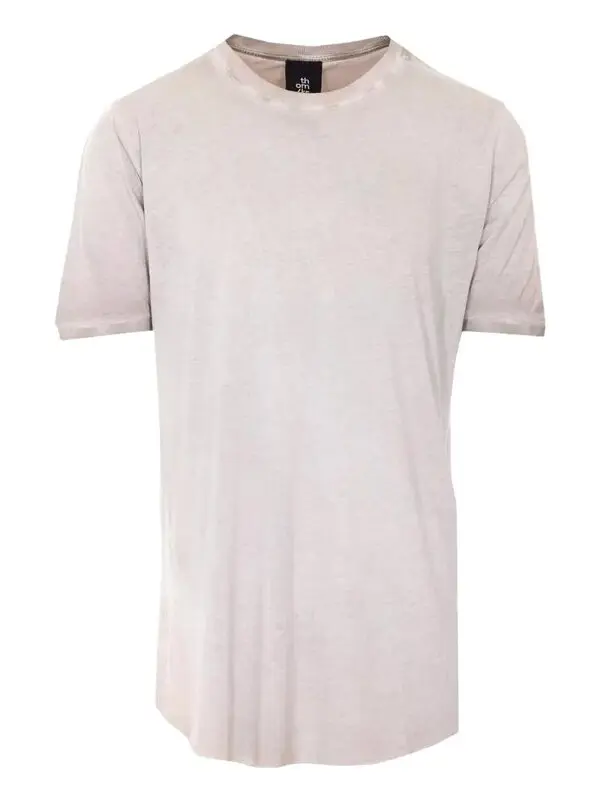 THOM KROM Dyed Crewneck T-shirt - Neutrals