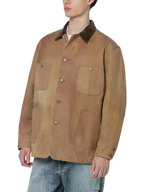 Needles Patch-pocket Shirt Jacket - Brown