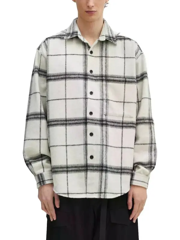 MKI MIYUKI ZOKU Check Flannel Shirt - Neutrals