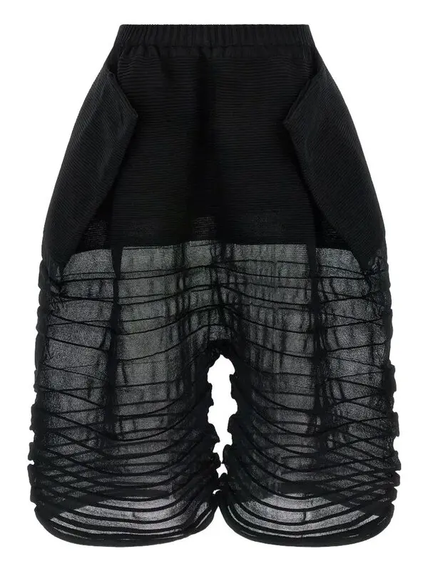 Issey Miyake Elasticated Shorts - Black