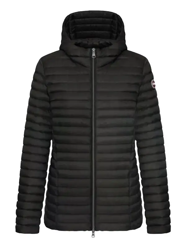 COLMAR Quilted Hooded Puffer Jacket - Black