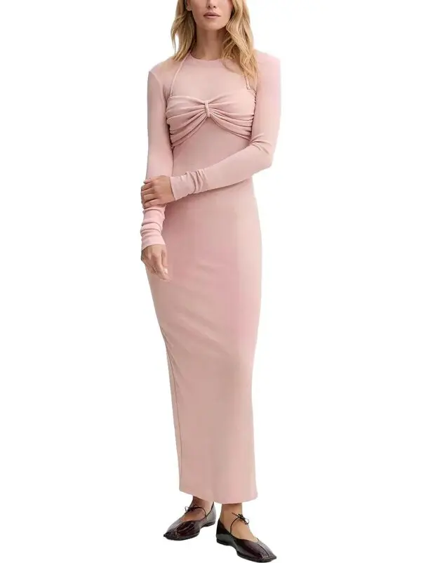Nanushka Twisted Long-sleeved Dress - Pink