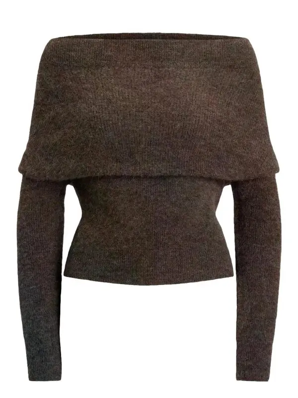 Ralph Lauren Off-shoulder Sweater - Brown