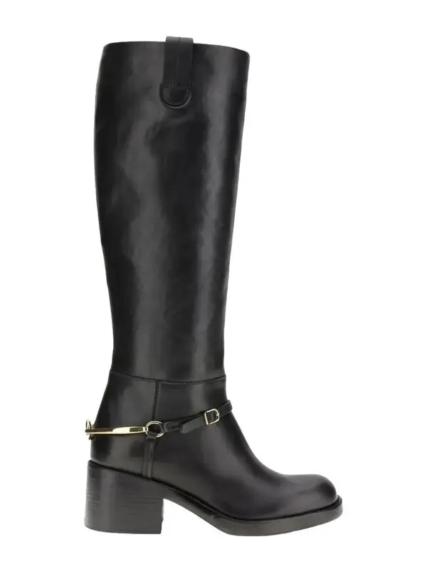 Chloé Dakota Leather Boots - Black