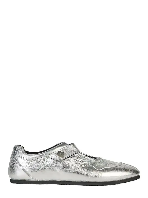 Cecilie Bahnsen Cosmo Flower Detail Sneakers - Silver