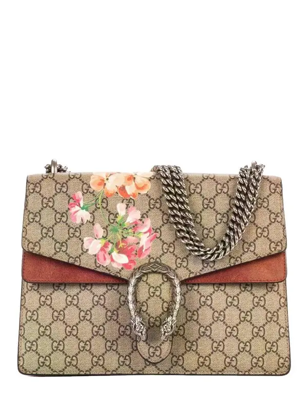 Gucci Dionysus Blooms Floral-print Shoulder Bag - Neutrals