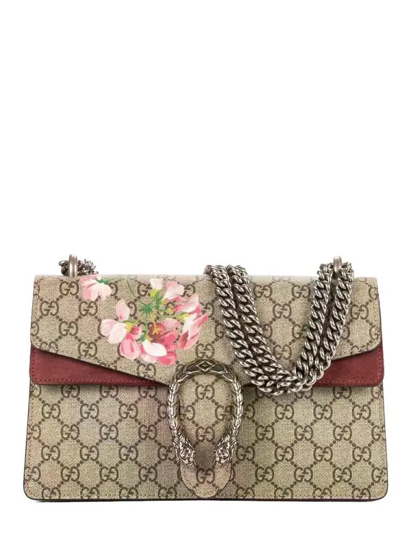 Gucci Small Dionysus Floral-print Shoulder Bag - Neutrals