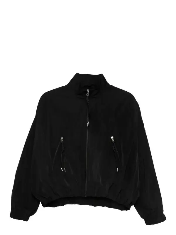 ERMANNO FIRENZE Zip-up Bomber Jacket - Black