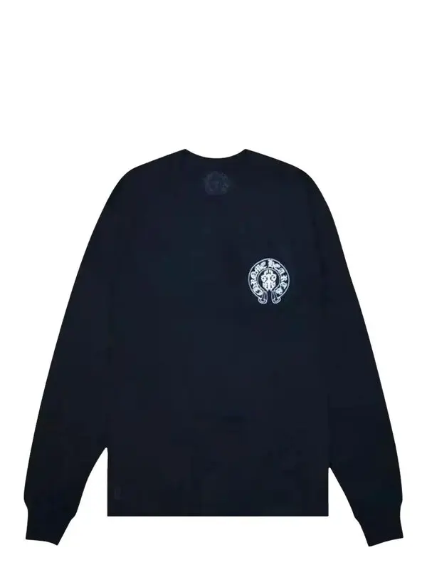 Chrome Hearts Flag Long-sleeved T-shirt - Black