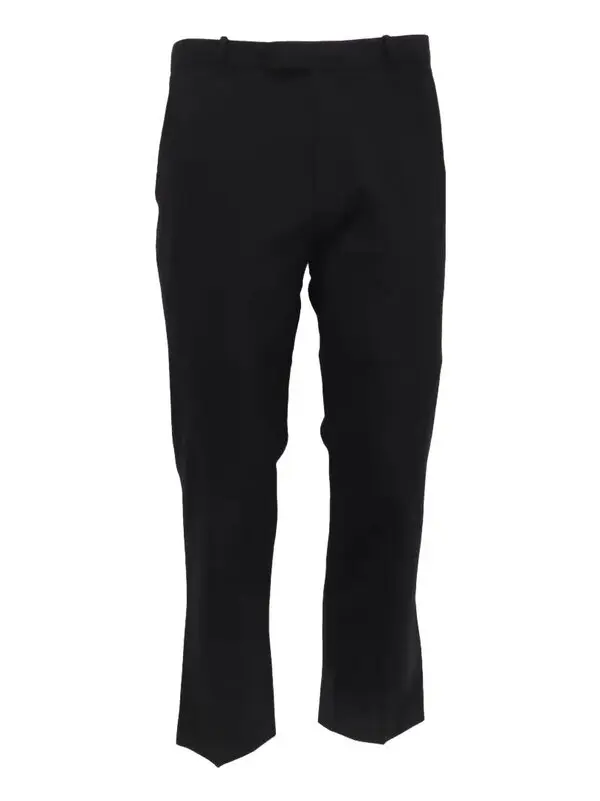 Theory Regular Fit Cropped Trousers - Black