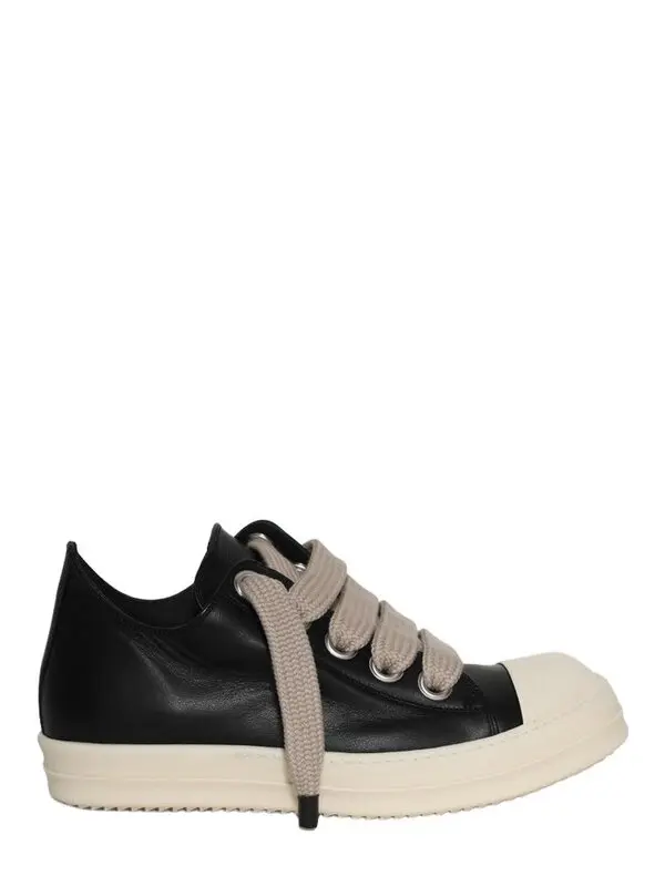 Rick Owens Temple Jumbolace Low Sneakers - Black