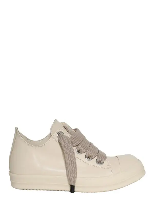 Rick Owens Temple Jumbolace Low Sneakers - White