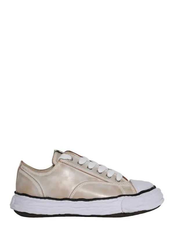 Mihara Yasuhiro Peterson Og Sole Vintage Leather Effect Low-top Sneakers - White
