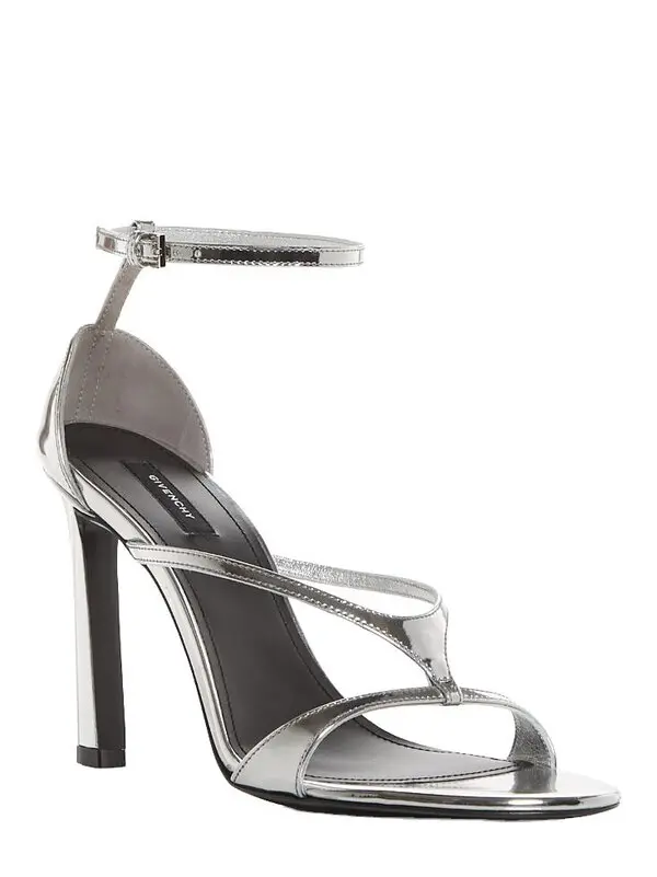 Givenchy Naked Mirror-effect Sandals - Silvery Grey