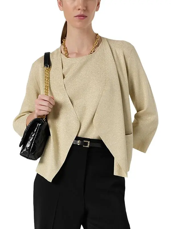 Gerard Darel Lavina Open Front Cardigan - Yellow