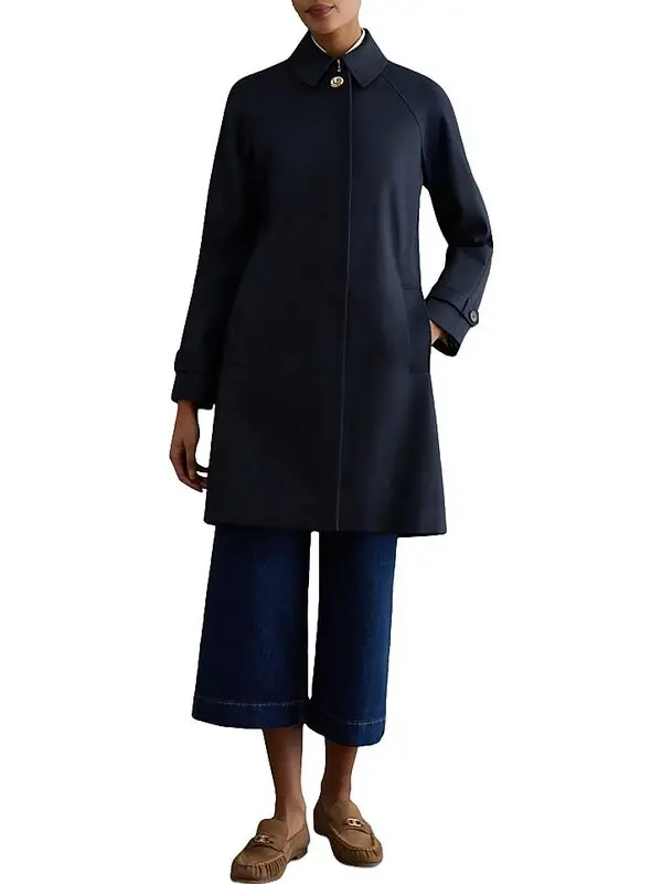 HOBBS LONDON Vivienne Trench Coat - Navy