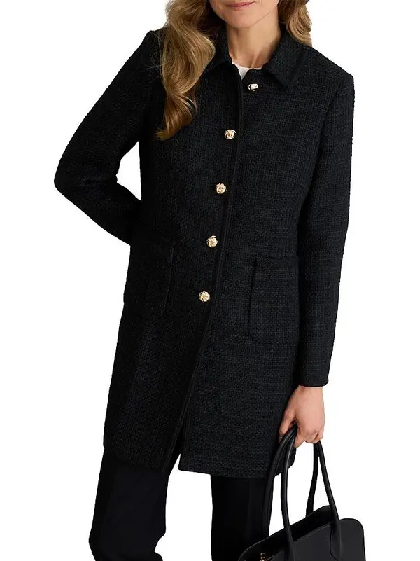 HOBBS LONDON Evangeline Coat - Black