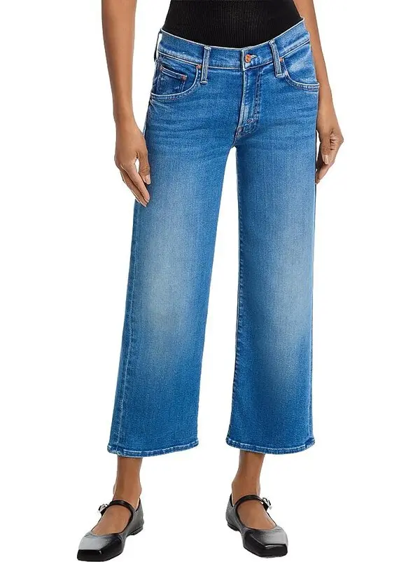 MOTHER Lil Mid Rise Rambler Cropped Jeans - Piece By Piece