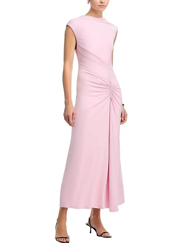 Simkhai Acacia Maxi Dress With Draping And Ruching - Tulip