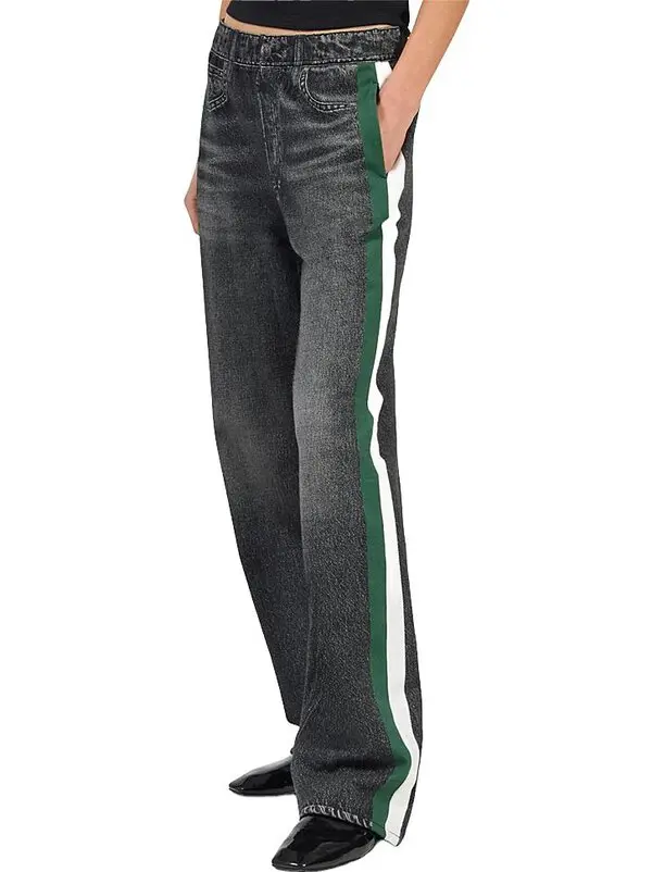 Rag & Bone Miramar Terry Track Pants - Washed Black/green