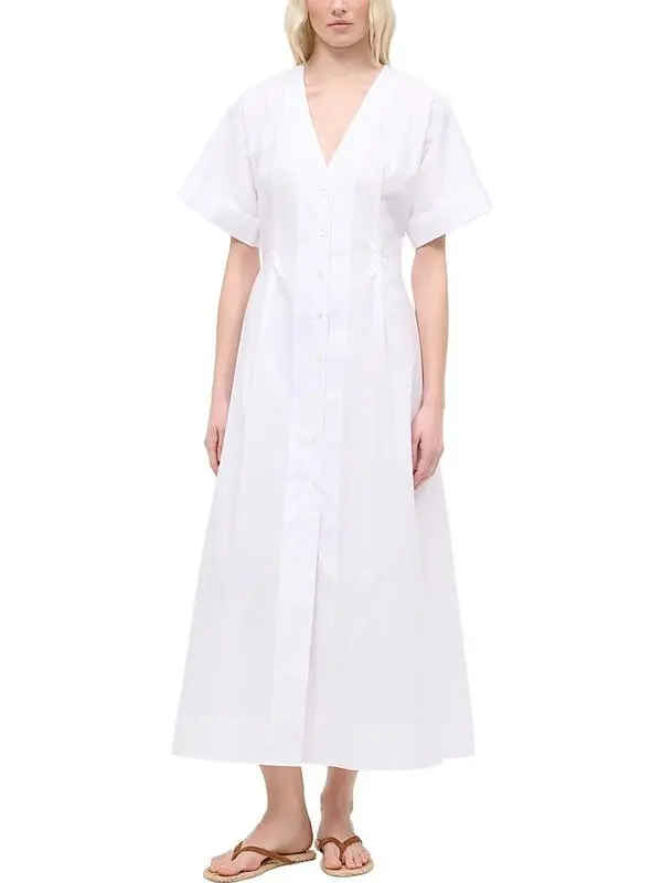 Staud Elle Dress - White