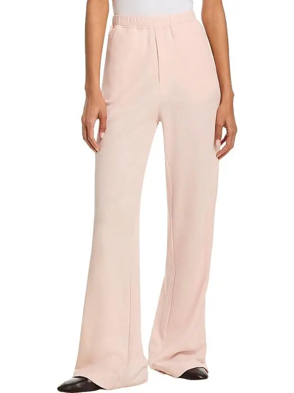 ATM Anthony Thomas Melillo Pique Pull-on Pants - Faded Rose