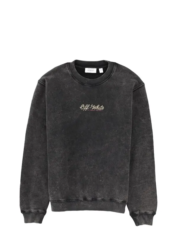 Off-White Printed Sweatshirt - Charcoal